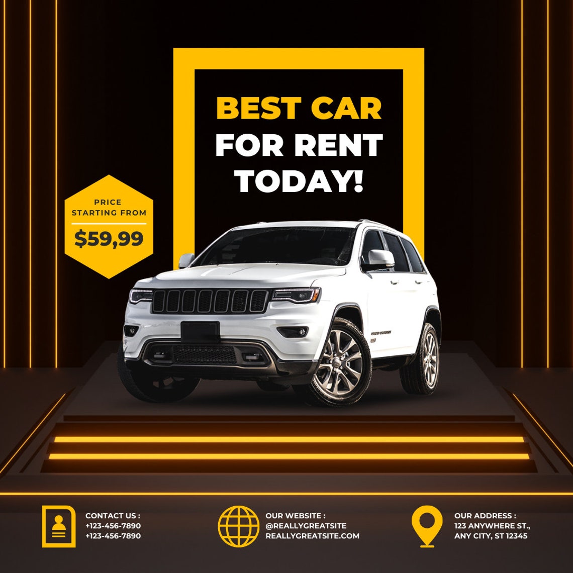 Editable Templates for Transportation Digital Marketing - Etsy