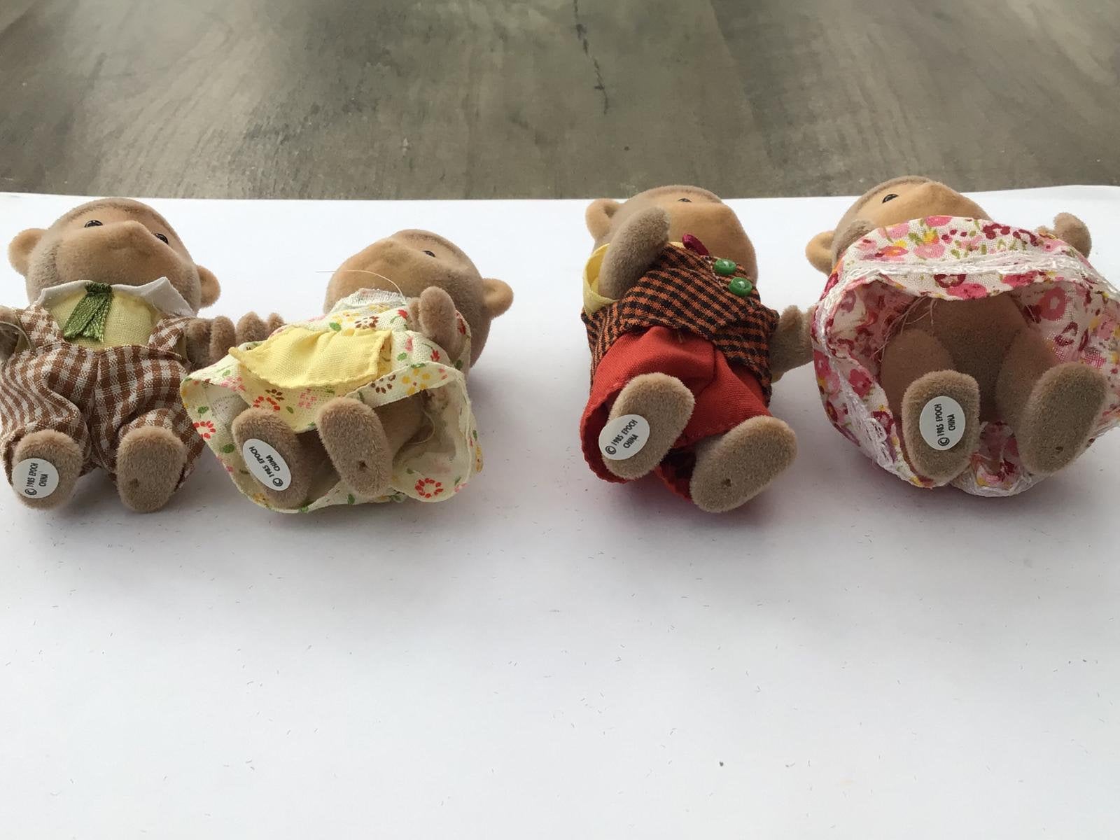 Sylvanian Families Darwin Monkey Family Vintage Toys Collectables - Etsy UK
