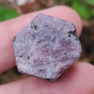 Ruby Record Keeper Crystal Sacred Large Size Ruby Hexagon Pink Ruby ...