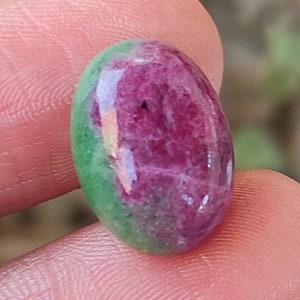 Ruby Zoisite, Ruby in Zoisite, Anyolite, Oval Ruby Zoisite, Ruby Stone, Healing Crystals, Heart ...