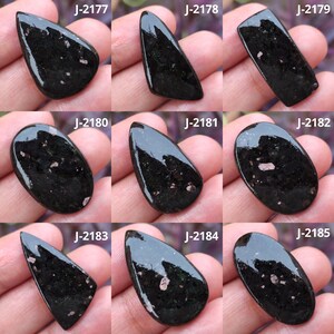 Rare Nuummite Crystal With Color Flashes, Nuummite Cabochons, Nuummite ...
