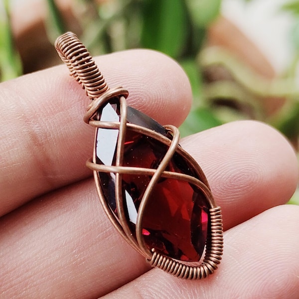 Wire Wrapped Pendant - Etsy