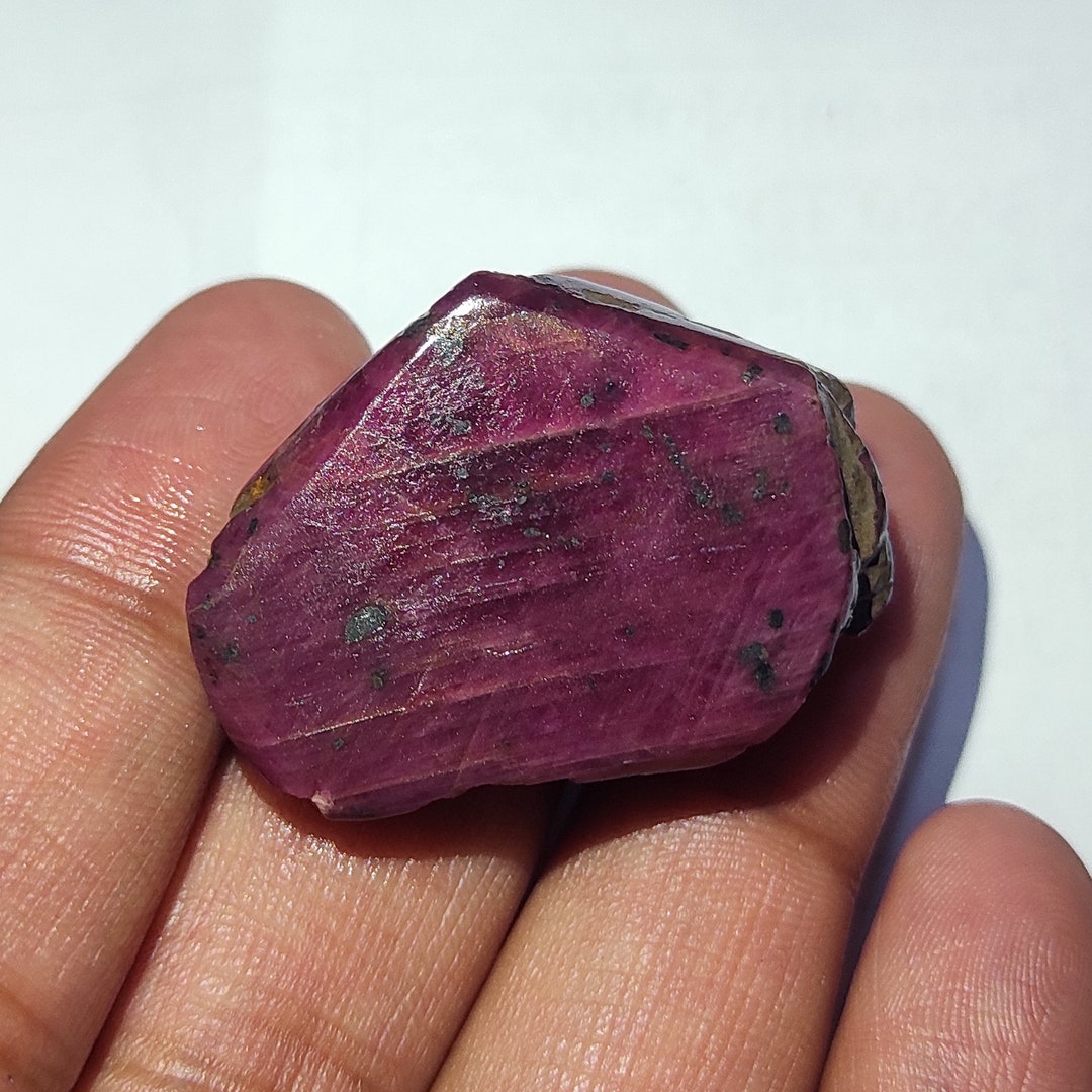 Natural Red Ruby Rough Loose Gemstone, Natural No Treated Ruby, RUBY Raw Crystal, Rough Ruby ...