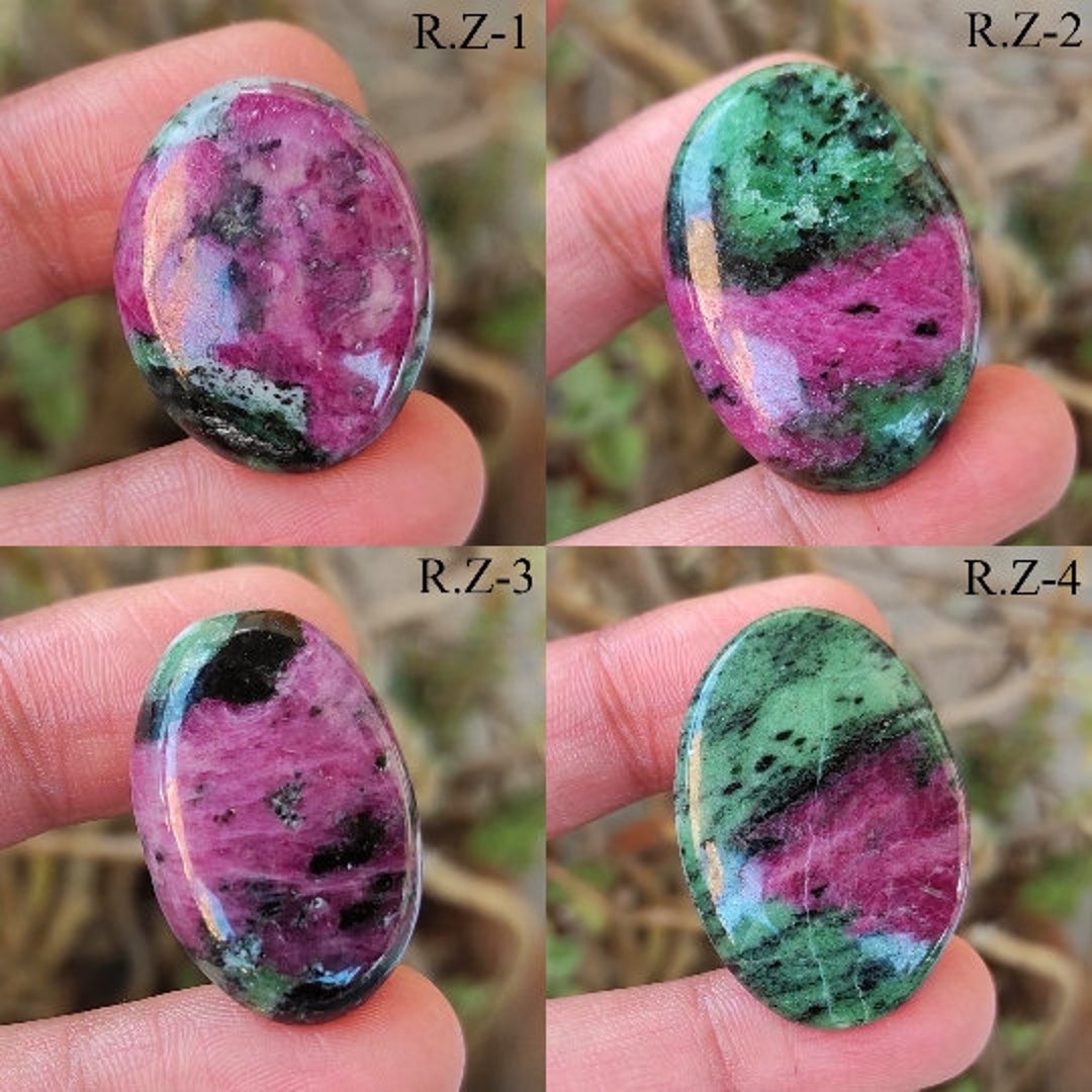 Ruby Zoisite, Ruby in Zoisite, Anyolite, Oval Ruby Zoisite, Ruby Stone ...