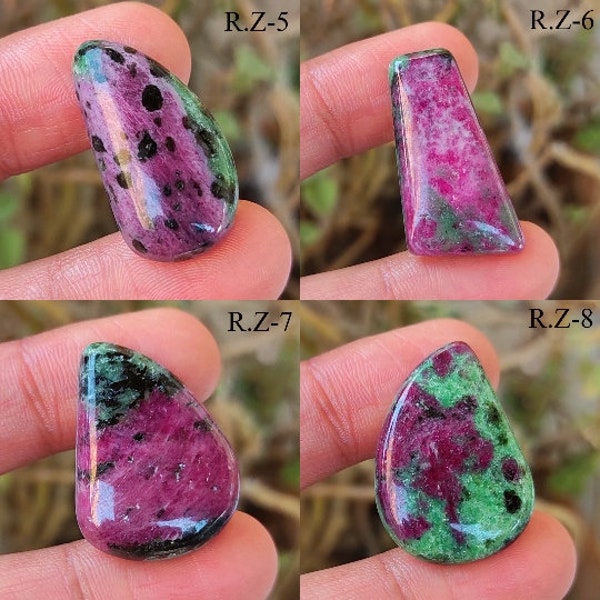 Ruby Zoisite Stone - Etsy