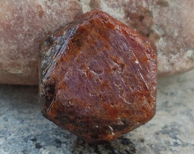 Ruby Record Keeper Crystal - Sacred Large Size Ruby Hexagon Pink Ruby ...