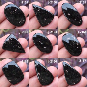 Rare Nuummite Crystal With Color Flashes, Nuummite Cabochons, Nuummite ...