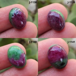Ruby Zoisite, Ruby in Zoisite, Anyolite, Oval Ruby Zoisite, Ruby Stone, Healing Crystals, Heart ...
