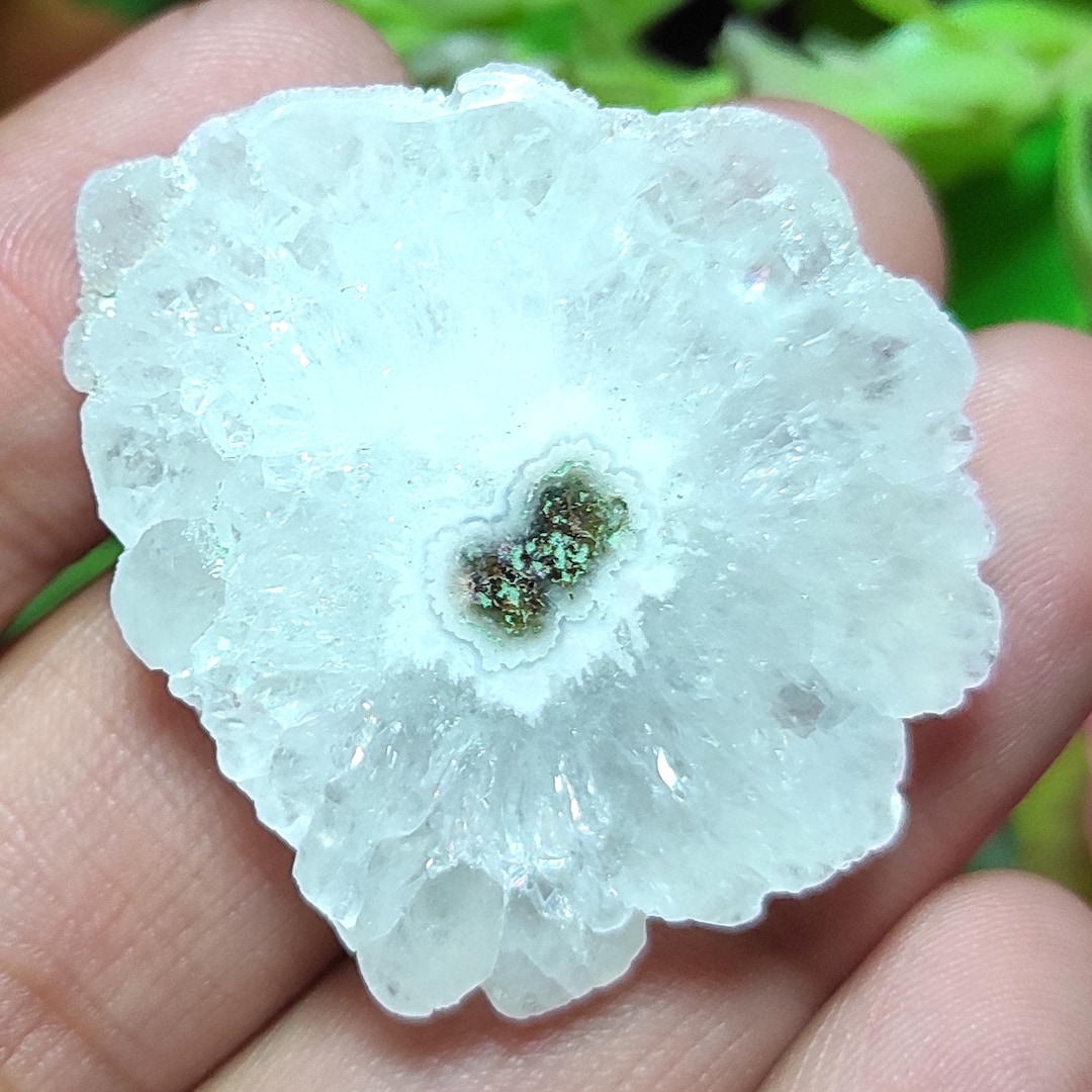Natural Evil Eye Solar Quartz: Unique Healing Crystal Stone, 46mm - Etsy