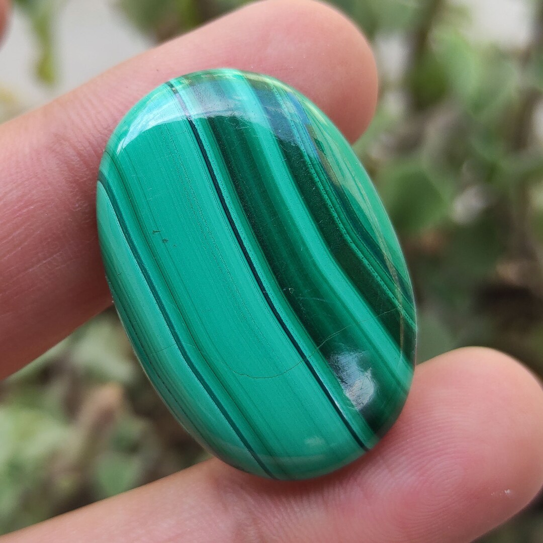 Natural Green Malachite Gemstone, Malachite Stone, Smooth Malachite ...