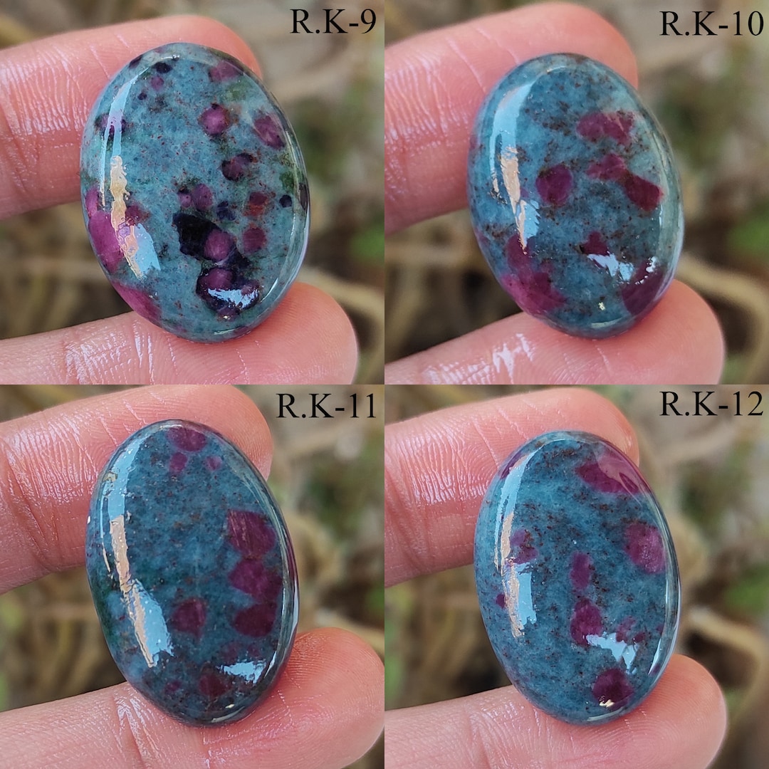 Natural Ruby Kyanite Stone Cabochon, Wholesale Lot Ruby Kyanite ...