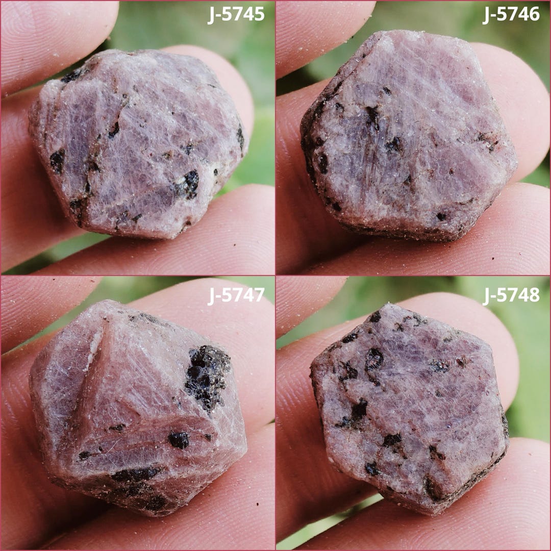 RUBY Raw Crystal - Sacred Geometry, Hexagon Ruby, Raw Ruby, Record ...