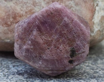 Ruby Record Keeper Crystal Sacred Large Size Ruby Hexagon Pink Ruby Record Keeper Raw for ...