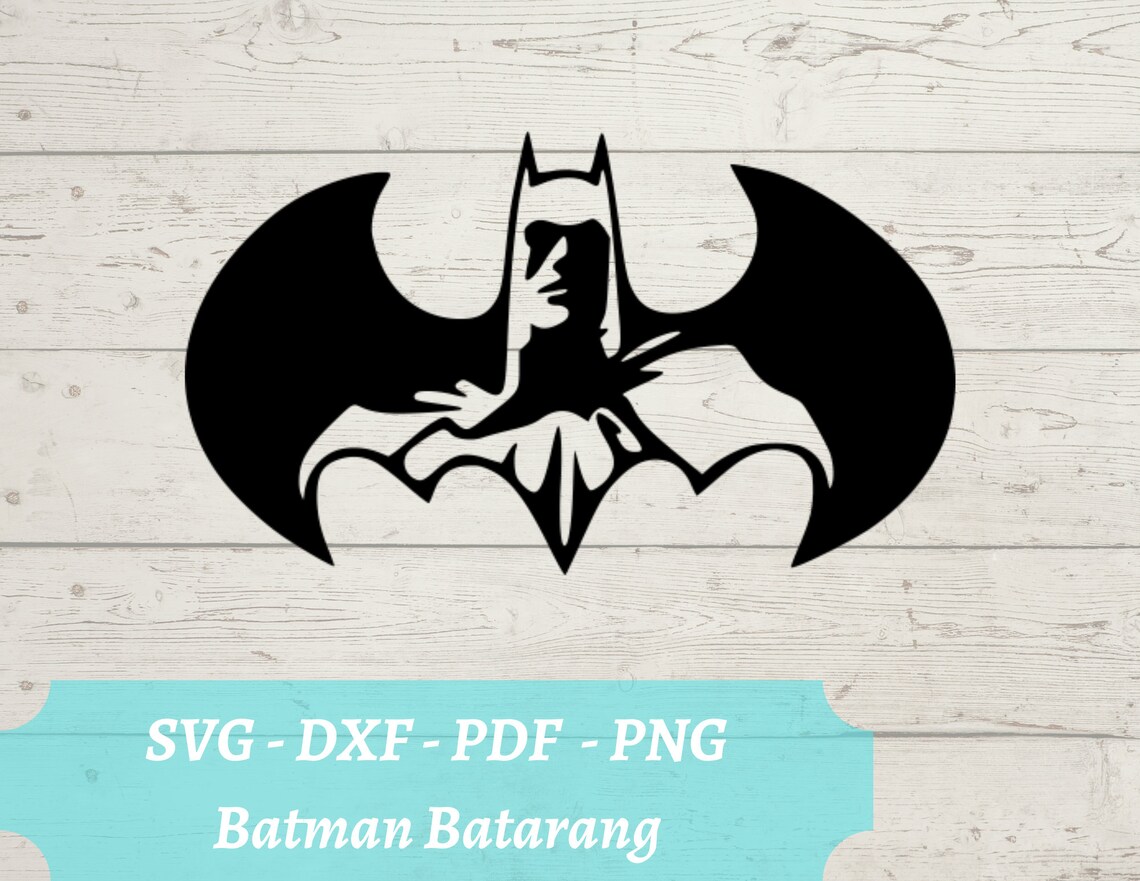 Batman Batarang SVG File DC Bat Signal Symbol Download | Etsy