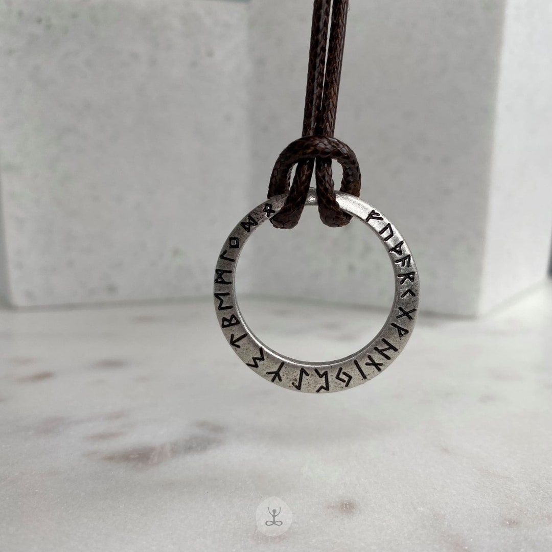 Viking Necklace With Runes Norse Jewelry Necklace for Men and Women ...