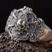 Ankylosaurus Dinosaur Sterling Silver Adjustable Ring Handmade/unique ...