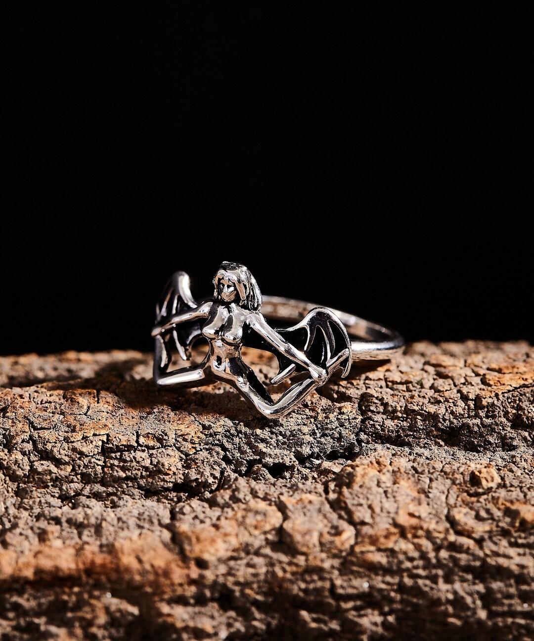 Satan Devil Sterling Silver Ring Handmade/unique Unisex Men Women Punk ...