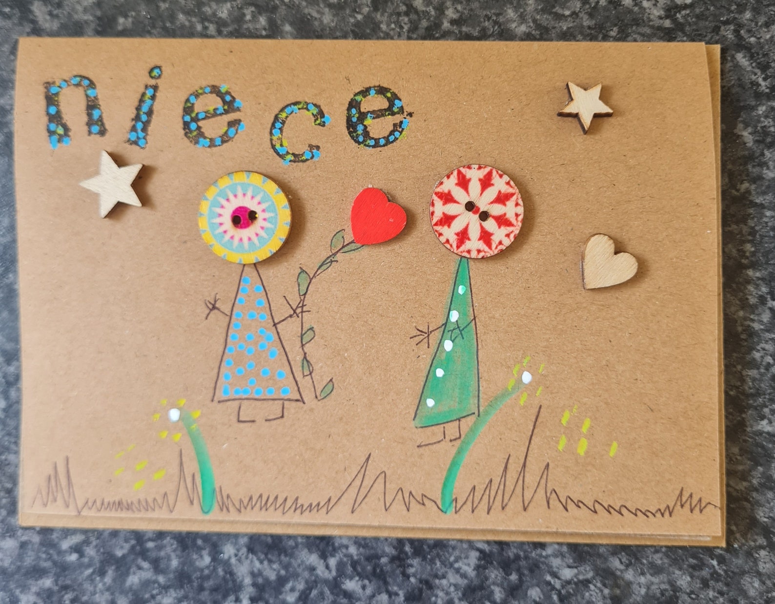 Niece Birthday Card.plastic Free - Etsy