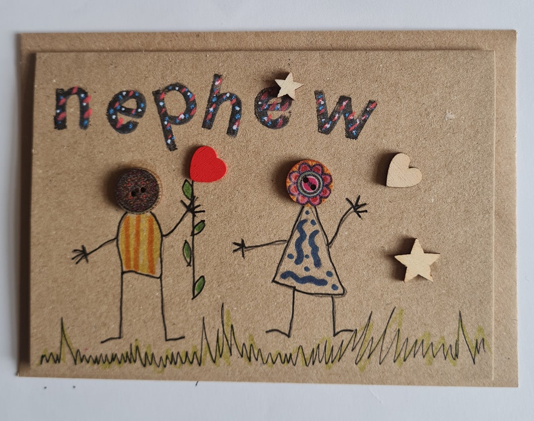 Nephew, Handmade,cute, Fun, Nephew, Birthday/other. Plastic Free Add an ...