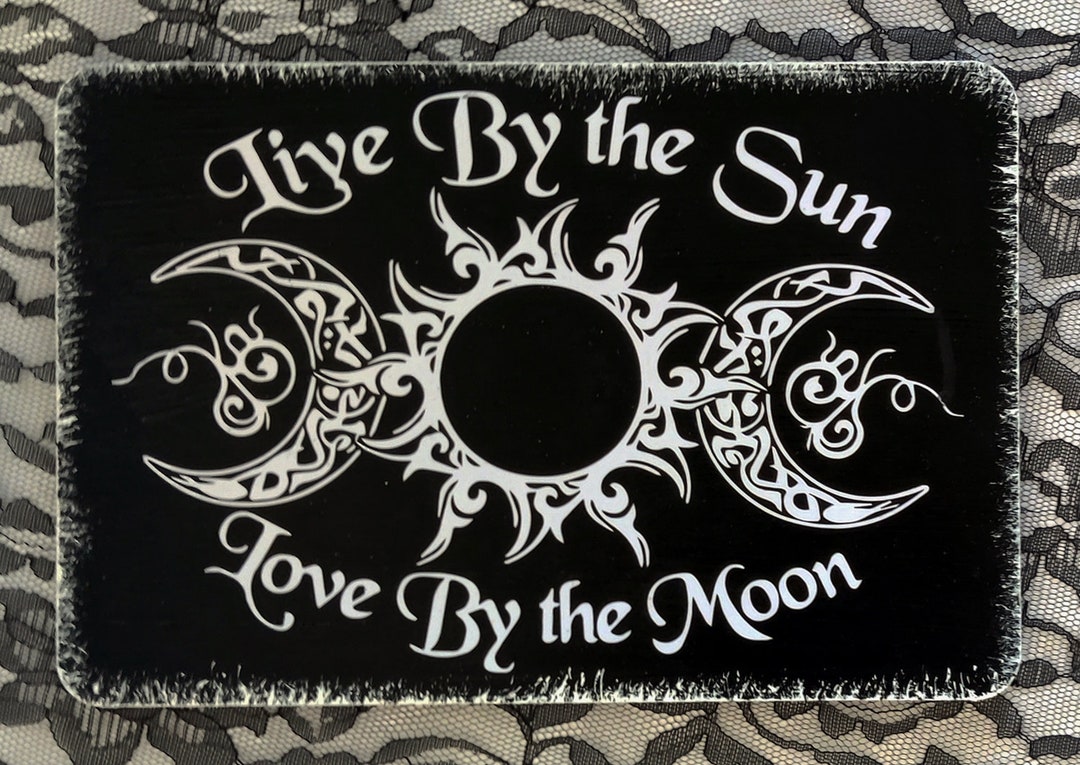 Wiccan Gothic Sign Horror Decor Shelf Sign Wall Sign Wood - Etsy