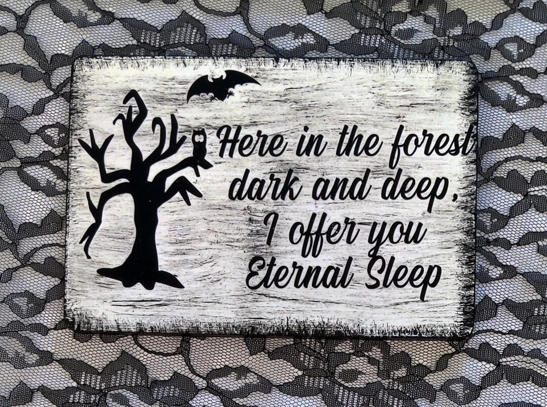 Gothic Sign, Horror Decor, the Scream Pic, Shelf Sign, Wall Sign, Wood ...