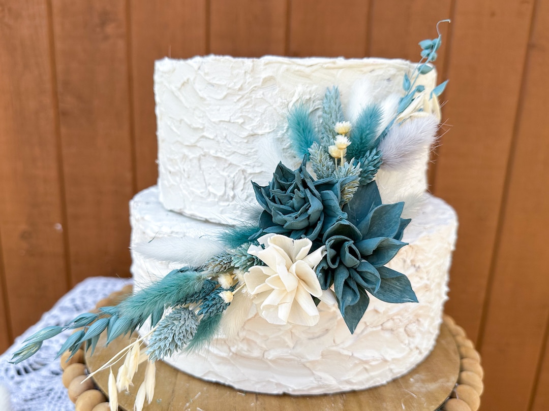 Turquoise wedding cake 60 photos - Astyledwedding.com