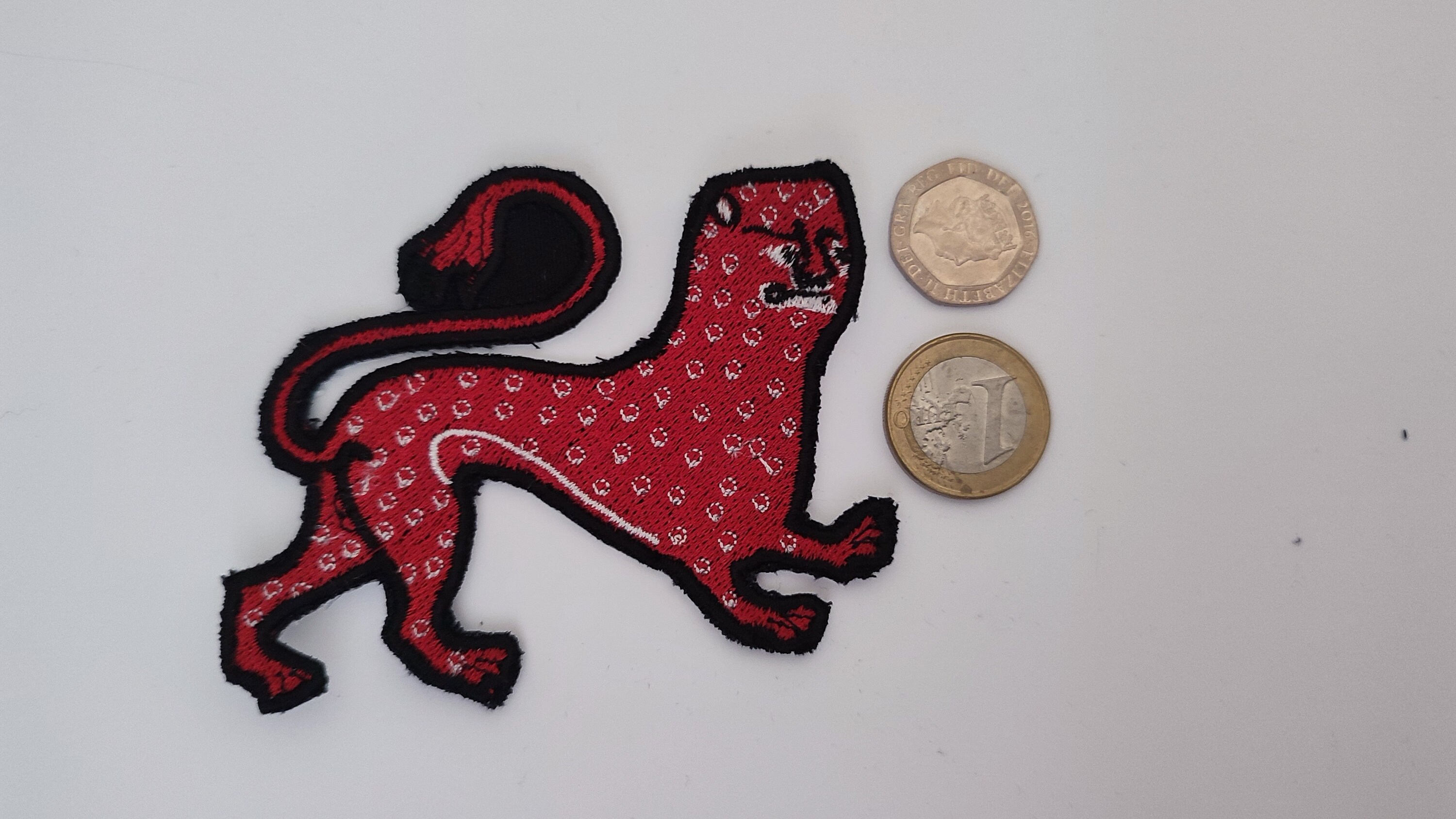 Medieval Art Red Leopard Machine Embroidery File Instant Download - Etsy