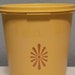 Vintage TUPPERWARE Sunburst Lidded Canister - Etsy