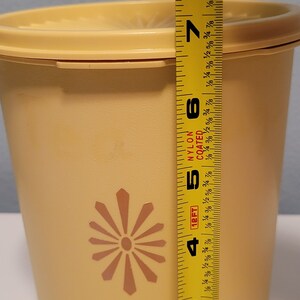 Vintage TUPPERWARE Sunburst Lidded Canister - Etsy