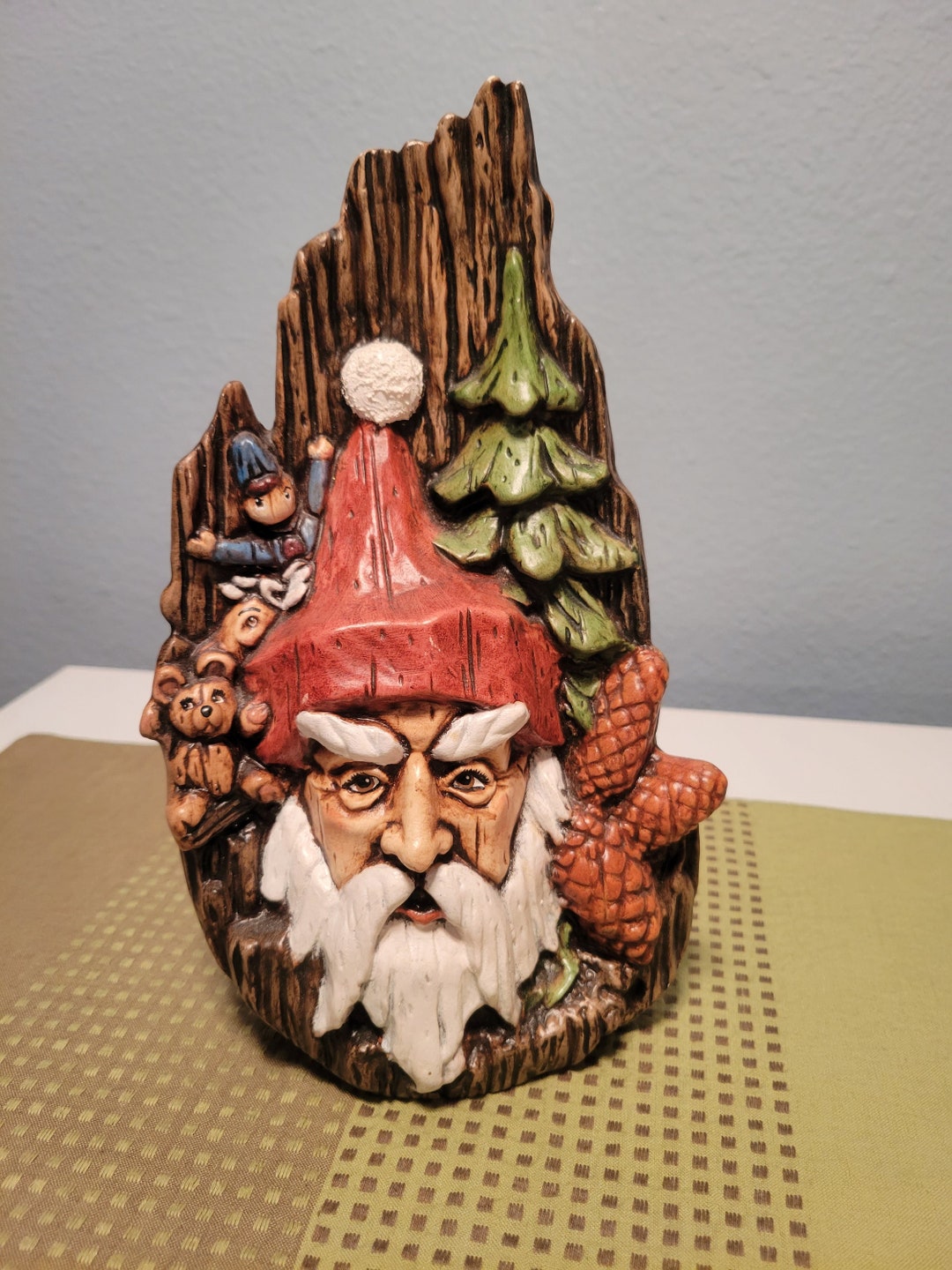 Vintage Mountain Man Santa Claus Ceramic - Etsy