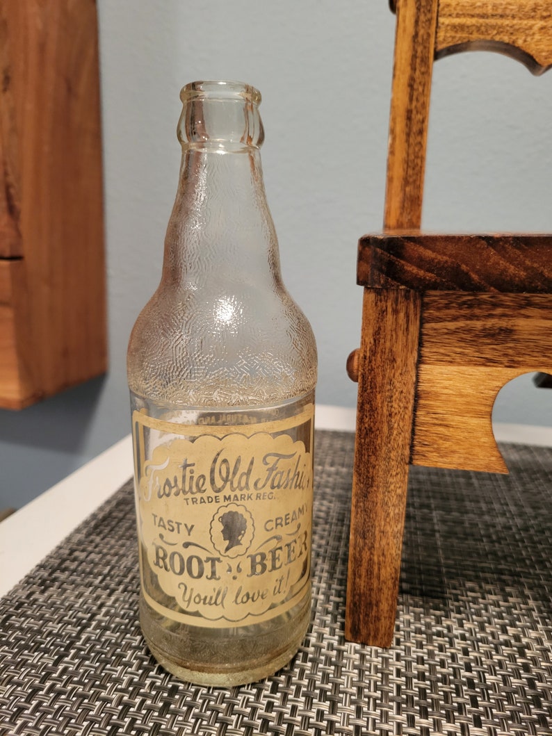 Vintage 12 Oz 1950's Frostie Old Fashion Root Beer Bottle - Etsy