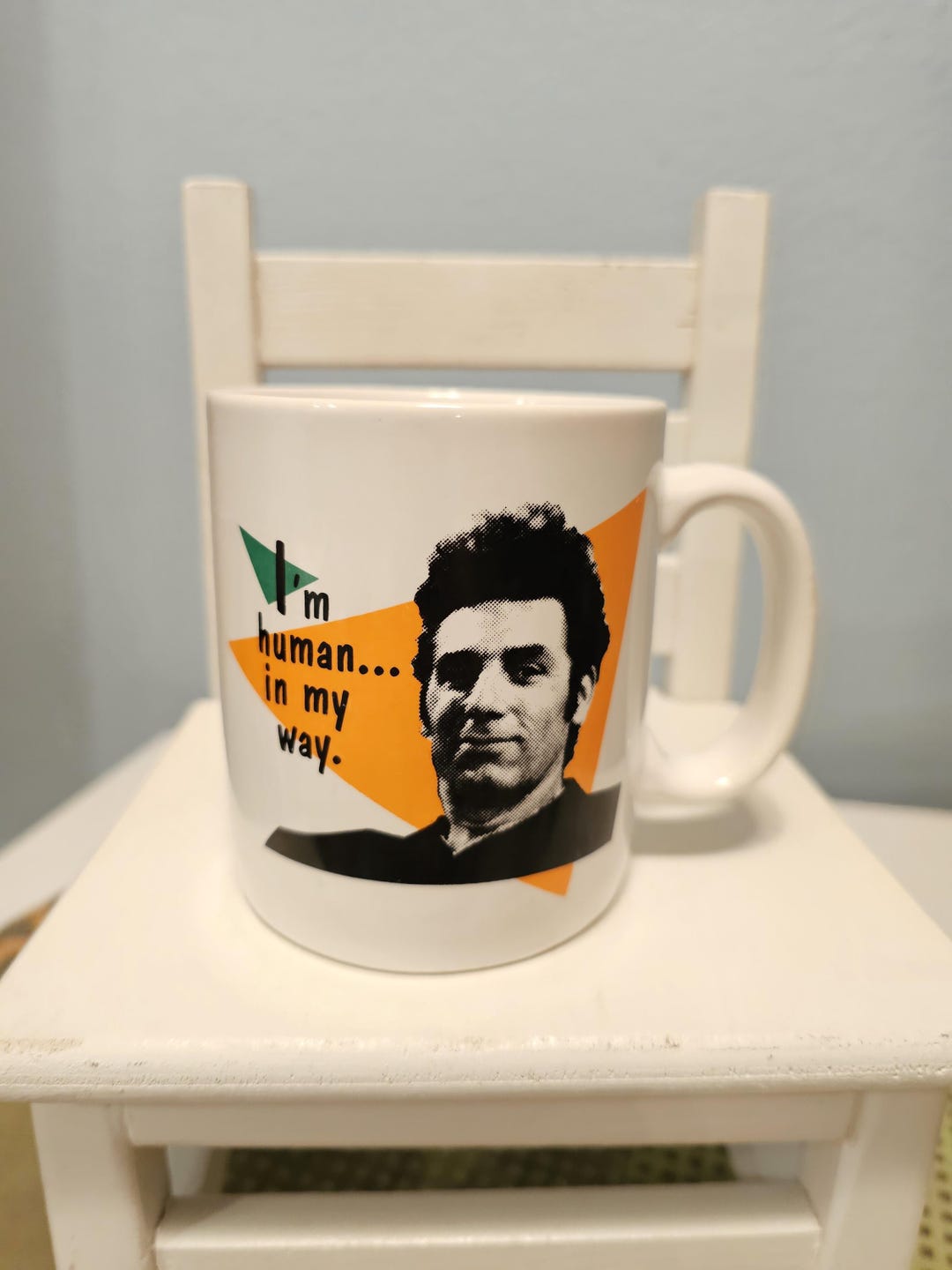 1993 Seinfeld Collection Kramer i'm Human in My Way Coffee Mug - Etsy
