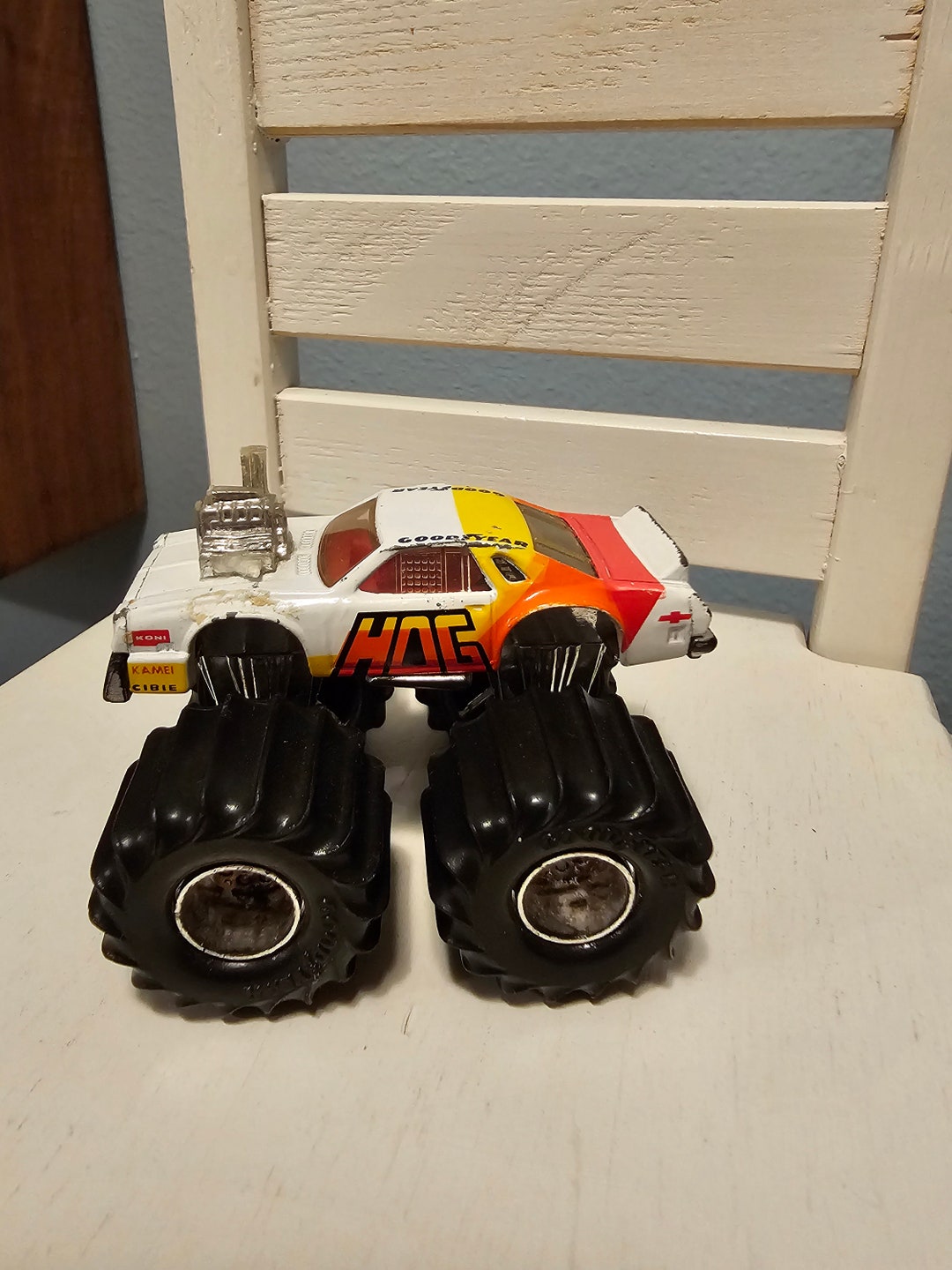 Matchbox Monster Truck 1986 "hog" Goodyear Super Charger #27 - Etsy