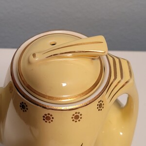 Vintage Hall Sundial 6 Cup 0779 yellow and Gold - Etsy