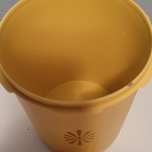 Vintage TUPPERWARE Sunburst Lidded Canister - Etsy