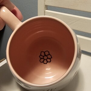 Peanuts Snoopy & Flowers White and Pink 20 Oz Mug - Etsy