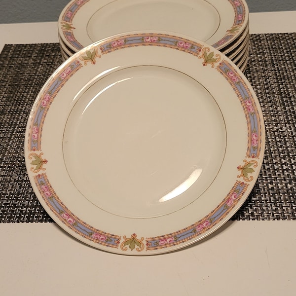 Vintage Czechoslovakia Dinner Plates - Etsy