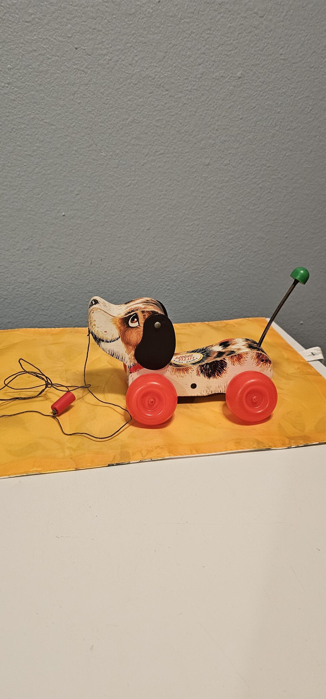 1965 Fisher Price Little Snoopy Pull Toy - Etsy