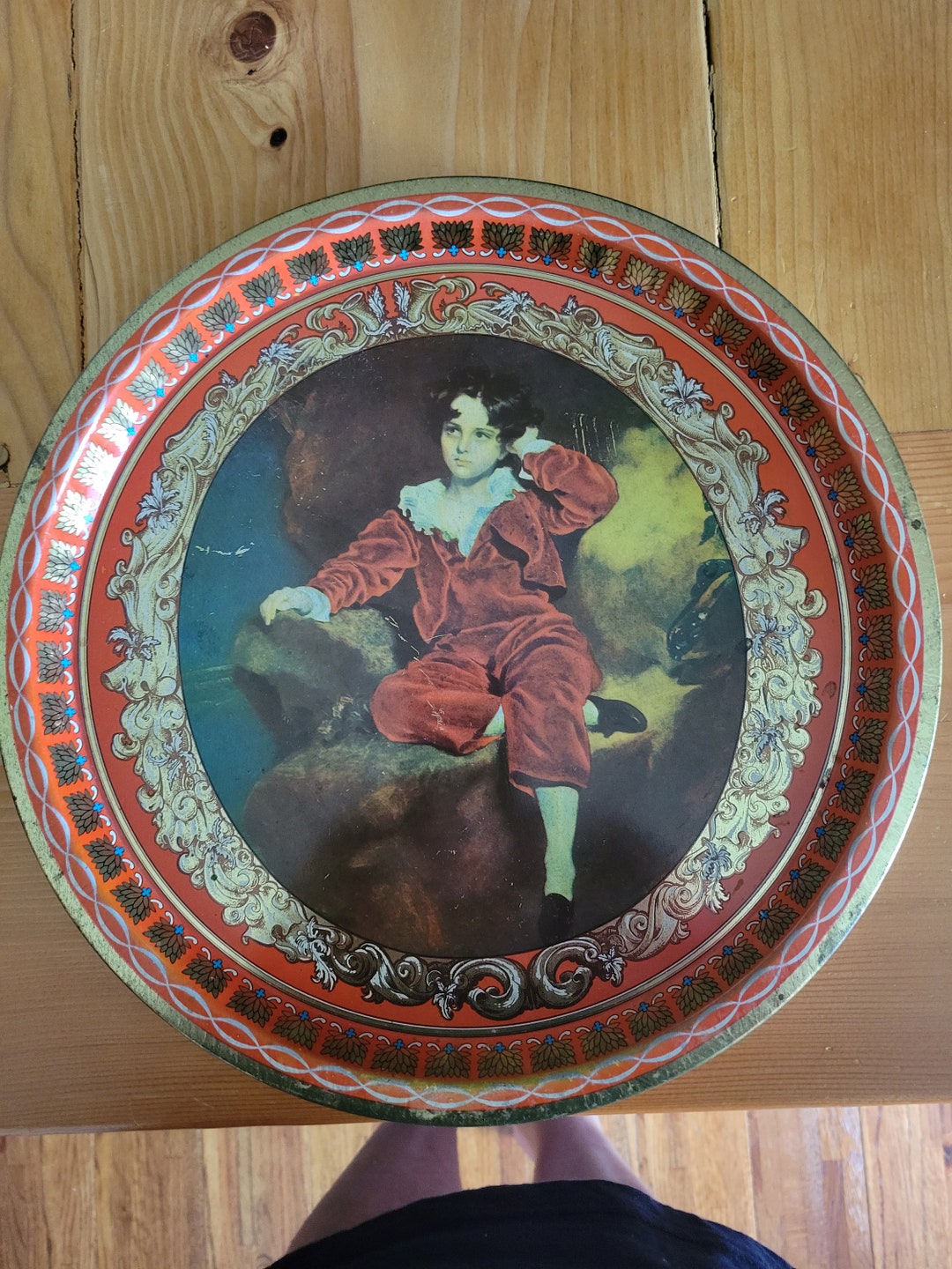Vintage "the Red Boy" Tin Tray--made in England - Etsy