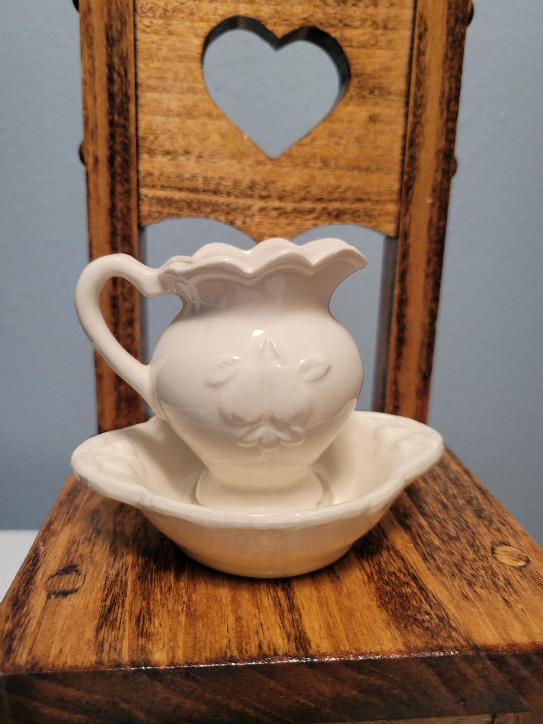 Artmark Vintage Japanese Water Pitcher and Basin - Etsy