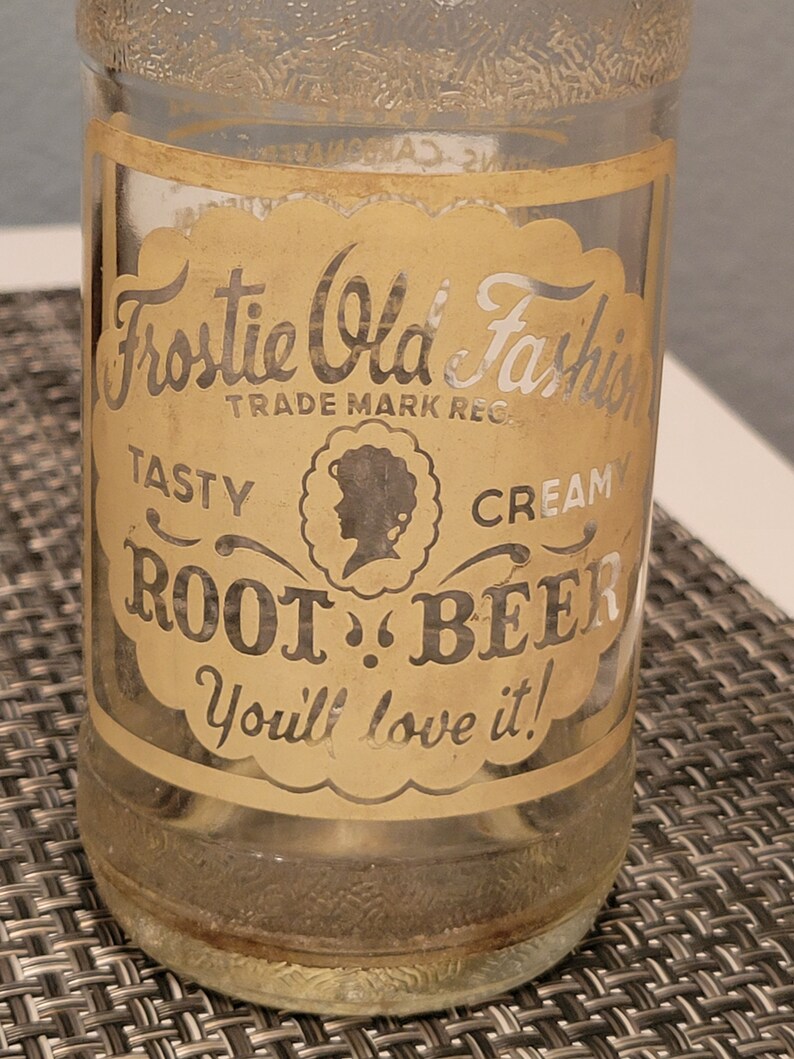 Vintage 12 Oz 1950's Frostie Old Fashion Root Beer Bottle - Etsy