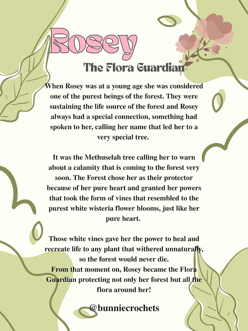 Rosey - Flora Guardian - Series 1 - Etsy