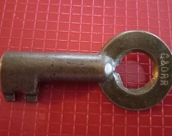 MKT RR Brass Hollow Barrel Railroad Key ~ Free S/H #2330JJ - Etsy