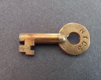 PMLTD Brass Hollow Barrel Railroad Key ~ Free S/H #16 - Etsy