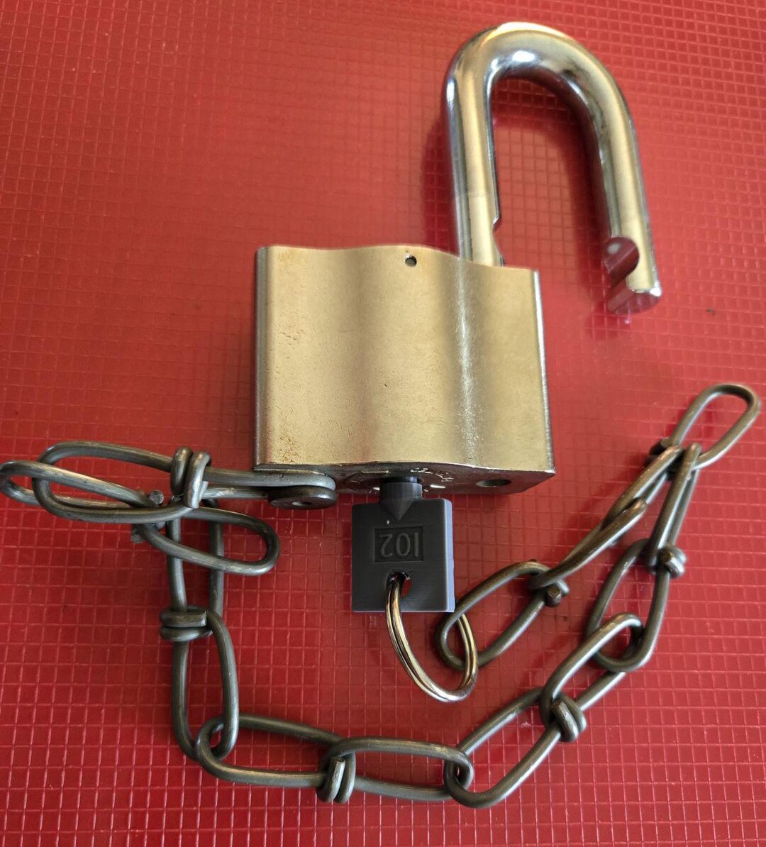 102 Sargent & Greenleaf Padlock and 3D Printed Key (hard Plastic ...