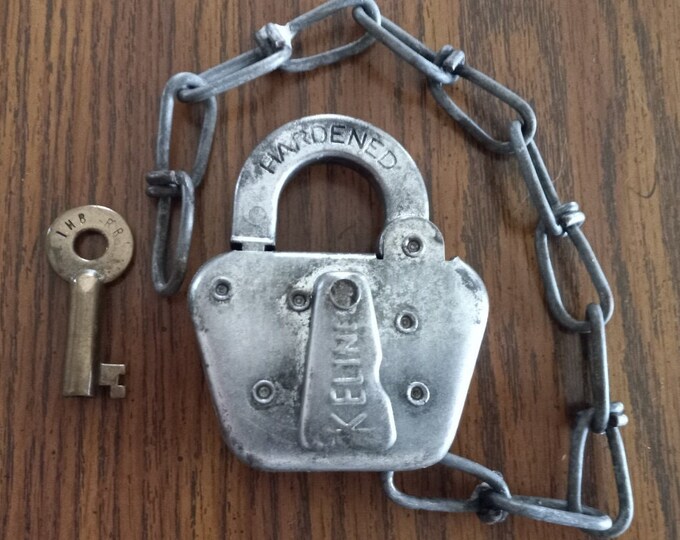 IHB RR Railroad Padlock and Brass Hollow Barrel Key ~ Free S/H #3 - Etsy
