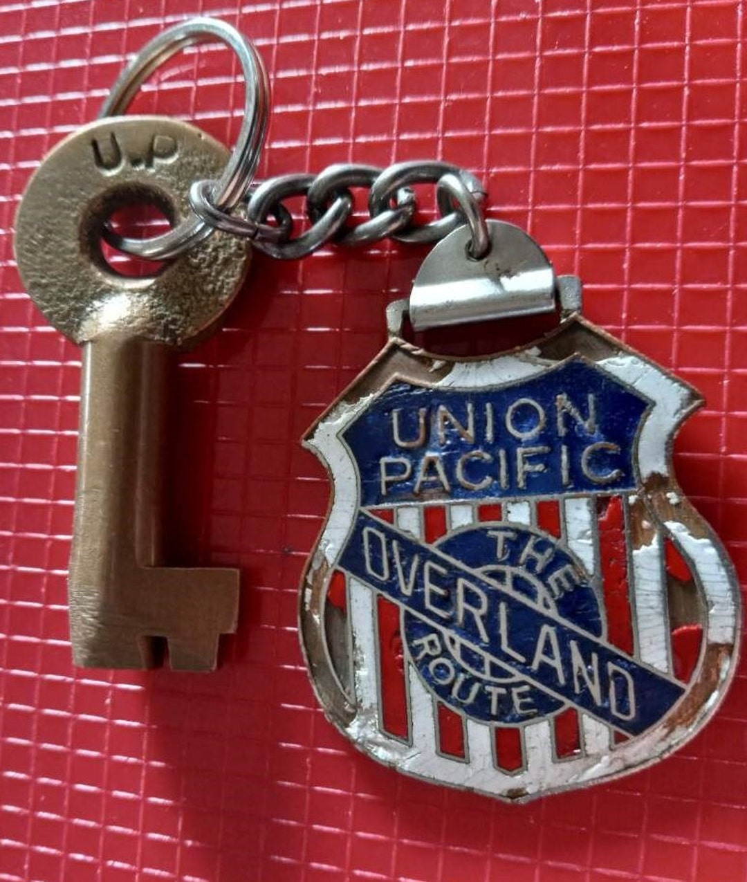 UNION PACIFIC the Overland Route Key & Keychain Free /S/H KS394 - Etsy