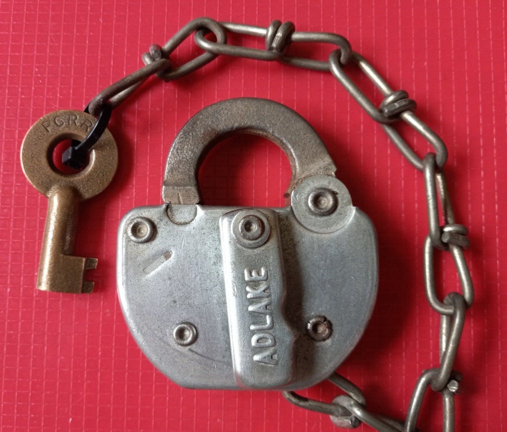 PCRR Padlock and Brass Hollow Barrel Key Free S/H oak3 - Etsy