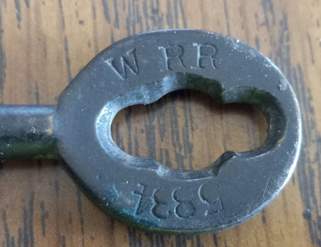 W RR Brass Hollow Barrel Railroad Key Free S/H - Etsy