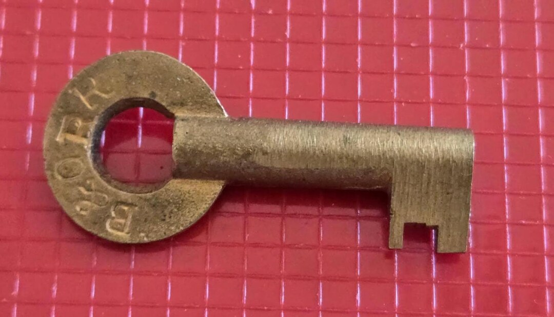 B&O RR Brass Hollow Barrel Railroad Key ~ Free S/H #SIP469 - Etsy
